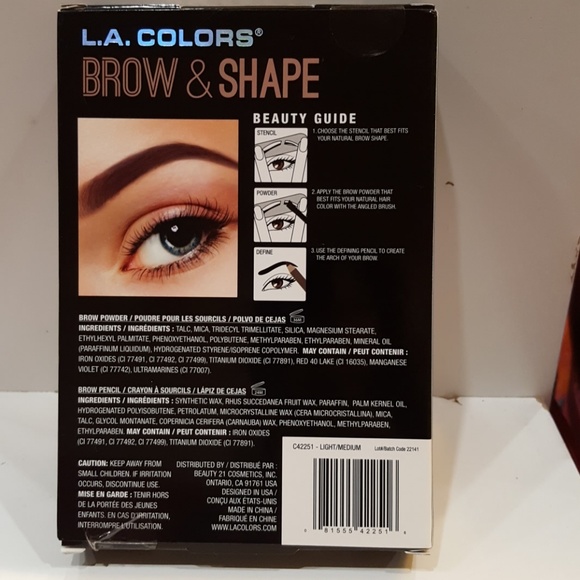 L.A. Colors | Makeup | La Colors Ready Set Brow Brow Kit | Poshmark